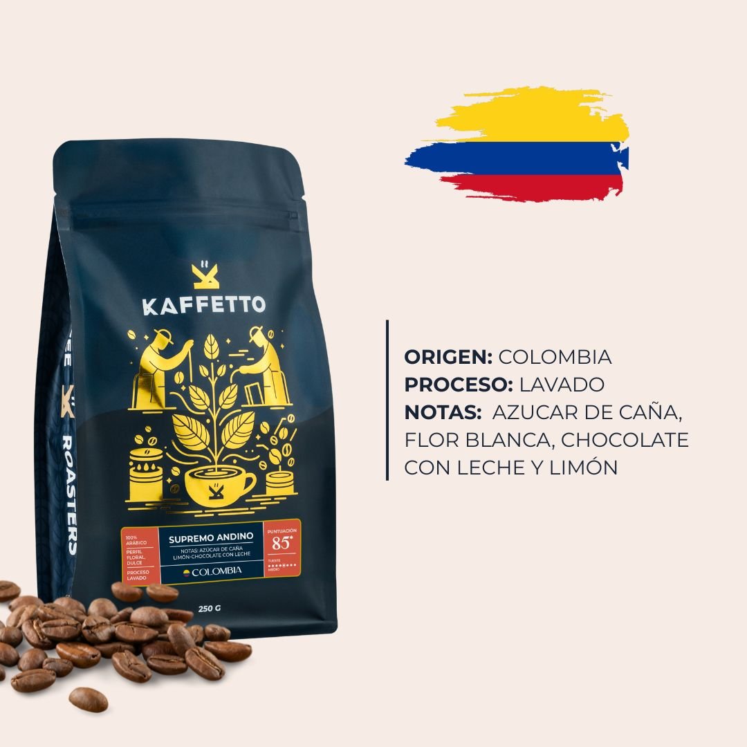 CAFE DE ESPECIALIDAD COLOMBIA "SUPREMO ANDINO"